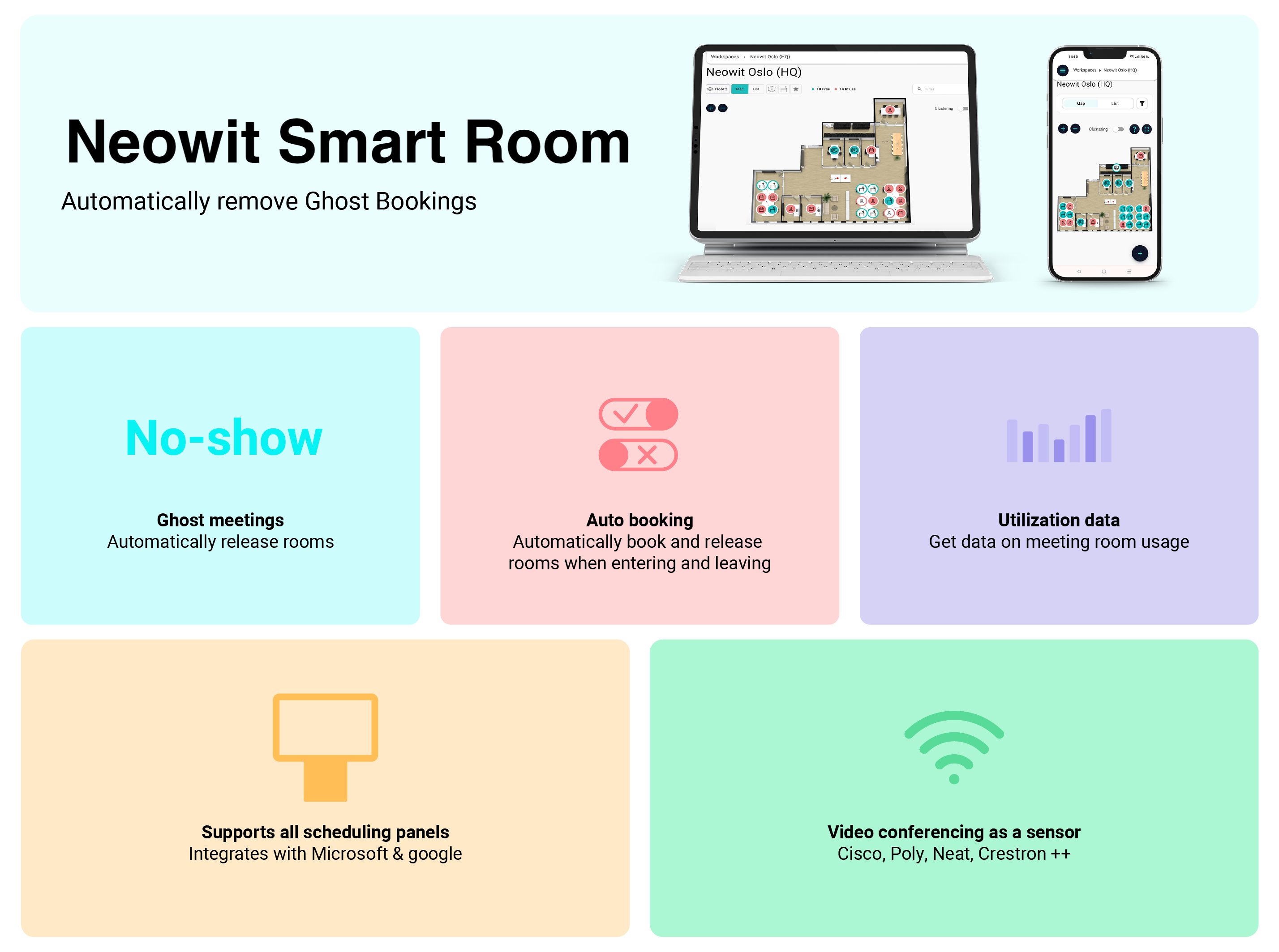 Smart room removes the ghost meetings in your office!